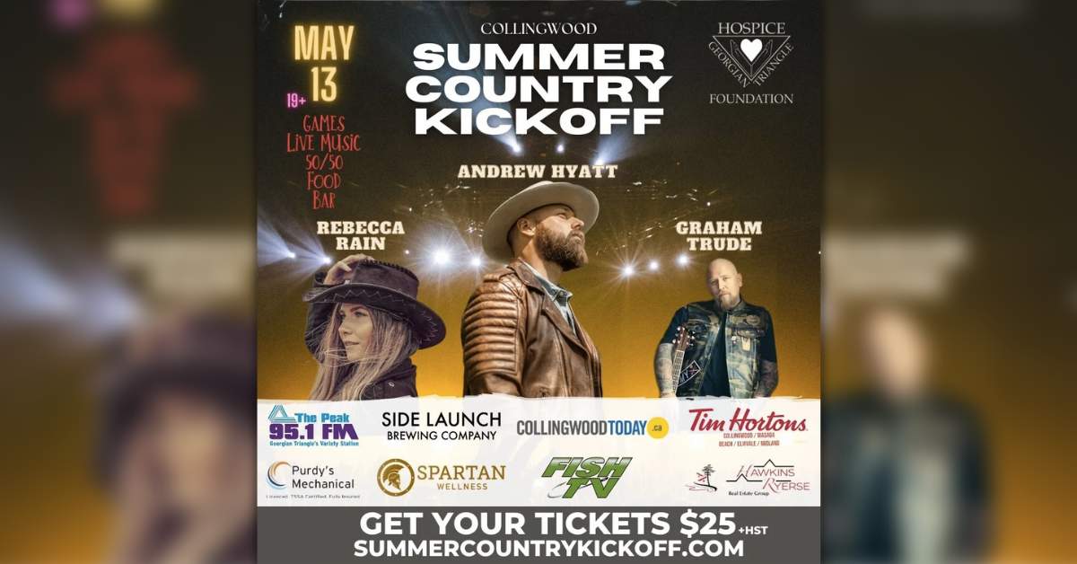 Collingwood: Summer Country Kickoff Concert - Tickets and Lineup