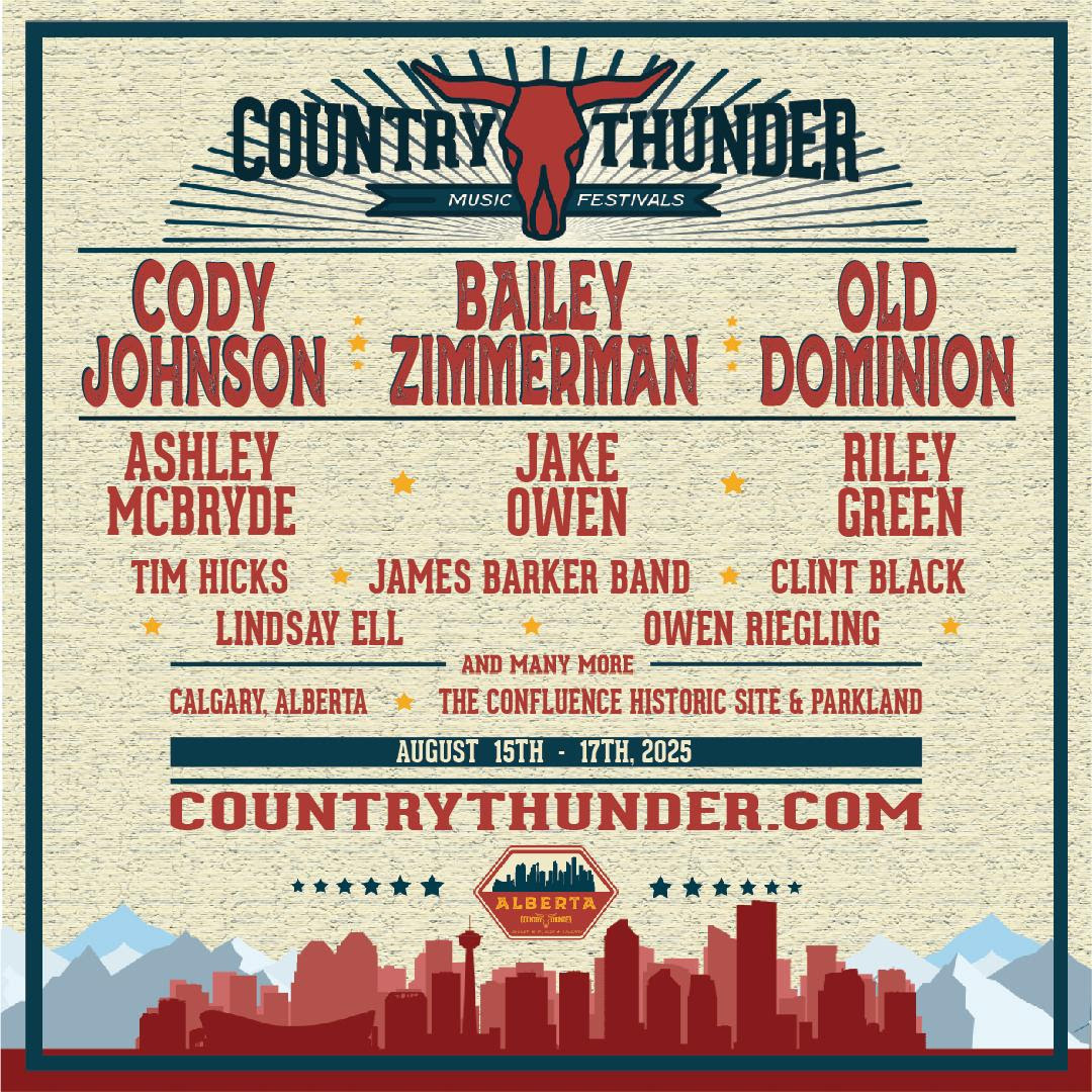2025 Country Thunder Alberta Music Festival, Lineup, Tickets + More