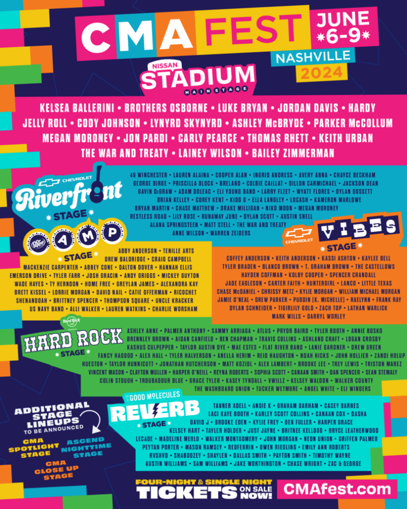 Canadian Artists Represent This Year at the CMA Fest Lineup in ...