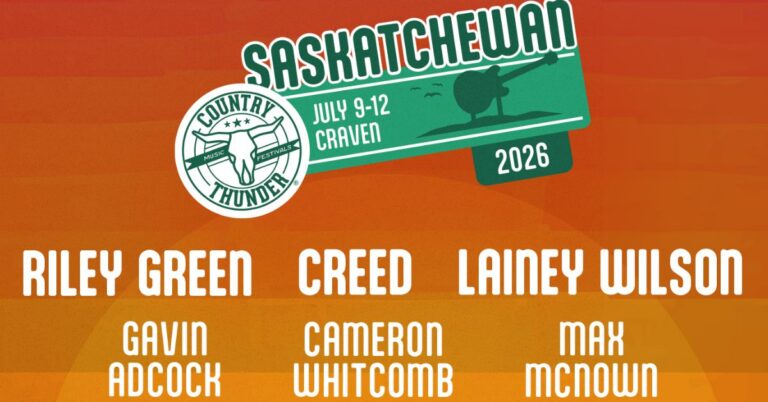 Country Thunder Saskatchewan 2026 Lineup and Tickets